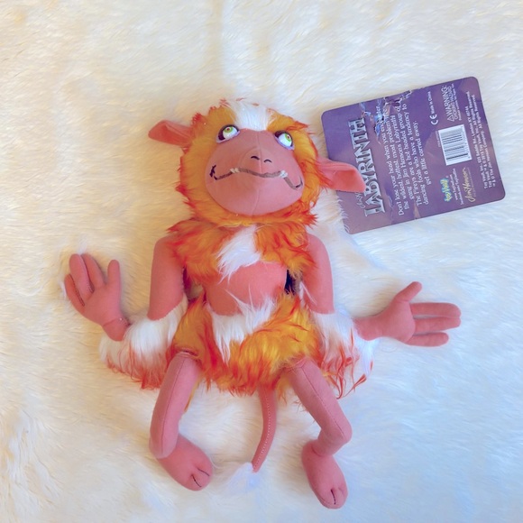 Toys | Nwt Labyrinth Fiery Jim Henson Plush Stuffed Animal Removable ...
